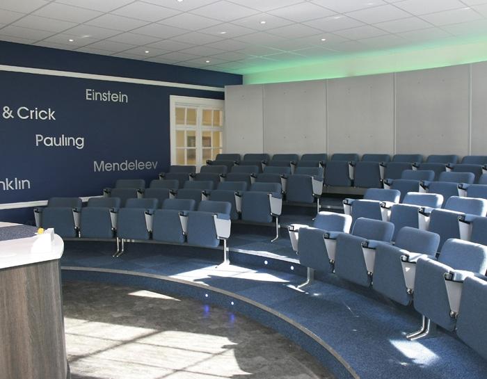 Science auditorium design & installation - Urmston Grammar School