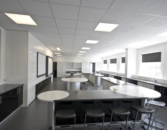 Science laboratory installation - Urmston Grammar School