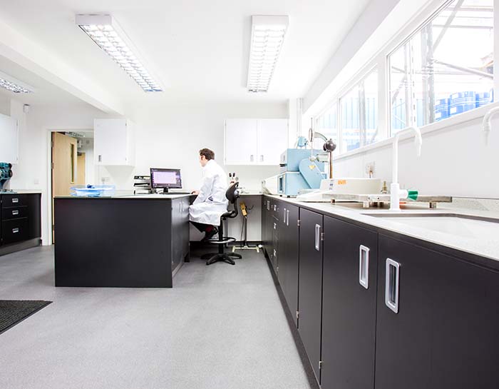 Commercial laboratory installation - Ironsides Lubricants