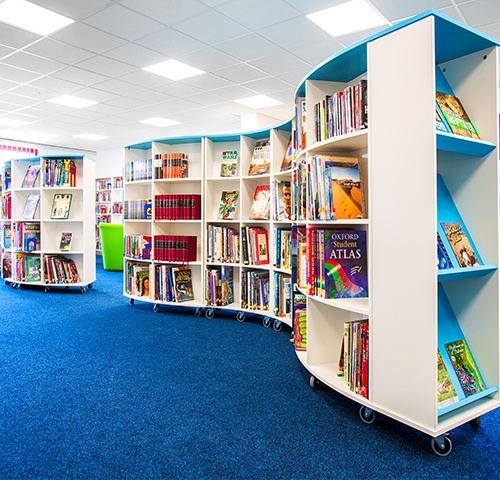 Library refurbishment - Abertillery comprehensive School, Wales