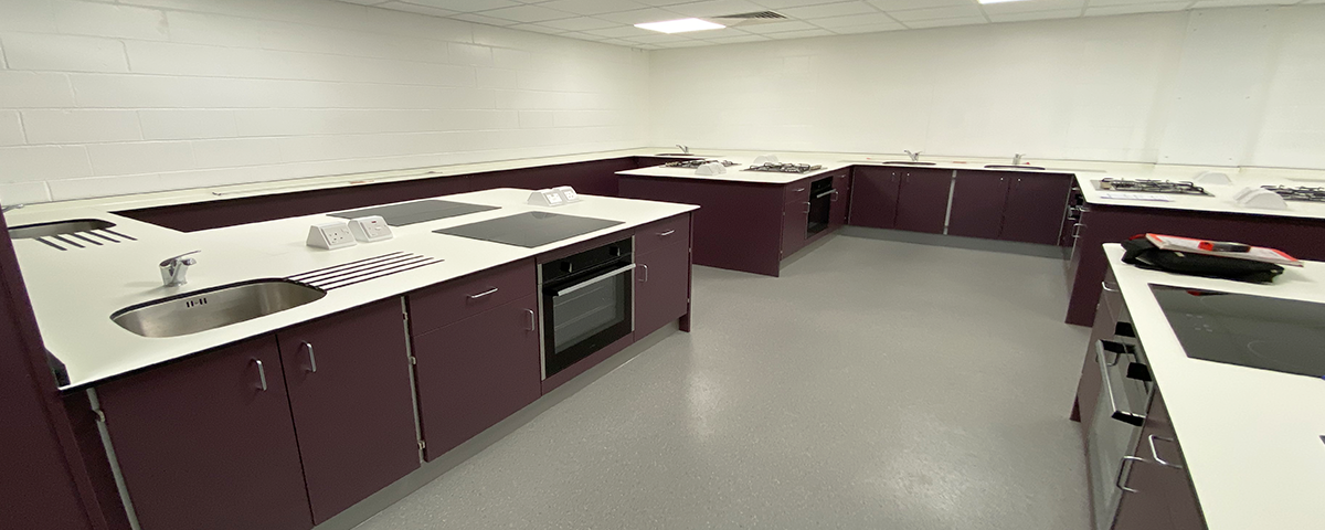 E-Act West Walsall Academy New Food & Nutrition Room - Innova Design Group