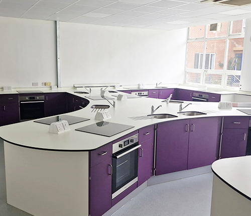 Lymm High School Food Technology Room Full Turnkey Refurbishment ...