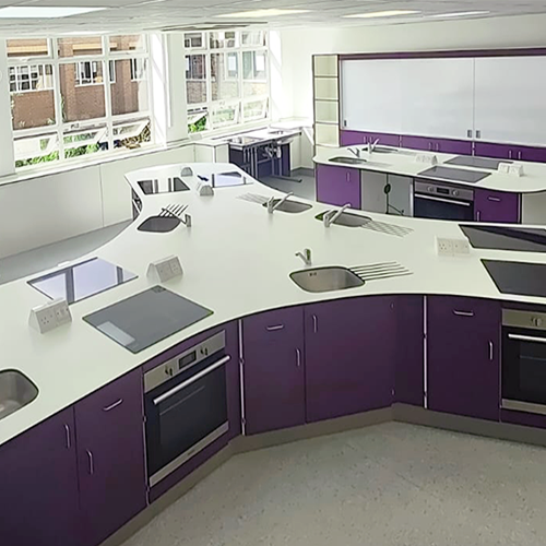Lymm High School Food Technology Room Full Turnkey Refurbishment ...
