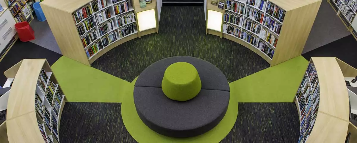 Library installation- Ebbw Vale Library Innova Design Group